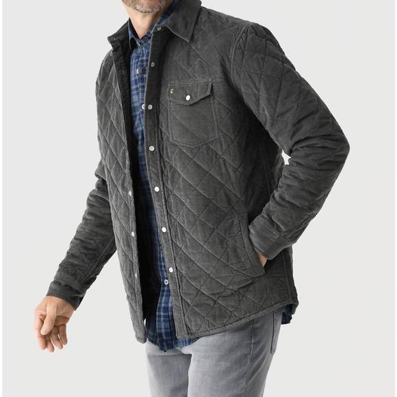 Criquet | Jackets & Coats | New Criquet Corduroy Quilted Shacket In ...